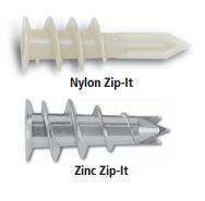 ZIP-IT ZINC 3/8" TO 1" WALL [100BX/1000CTN] | R. S. Dale