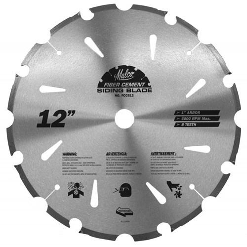 malco FCCB12 circular saw blade fiber cement | R. S. Dale